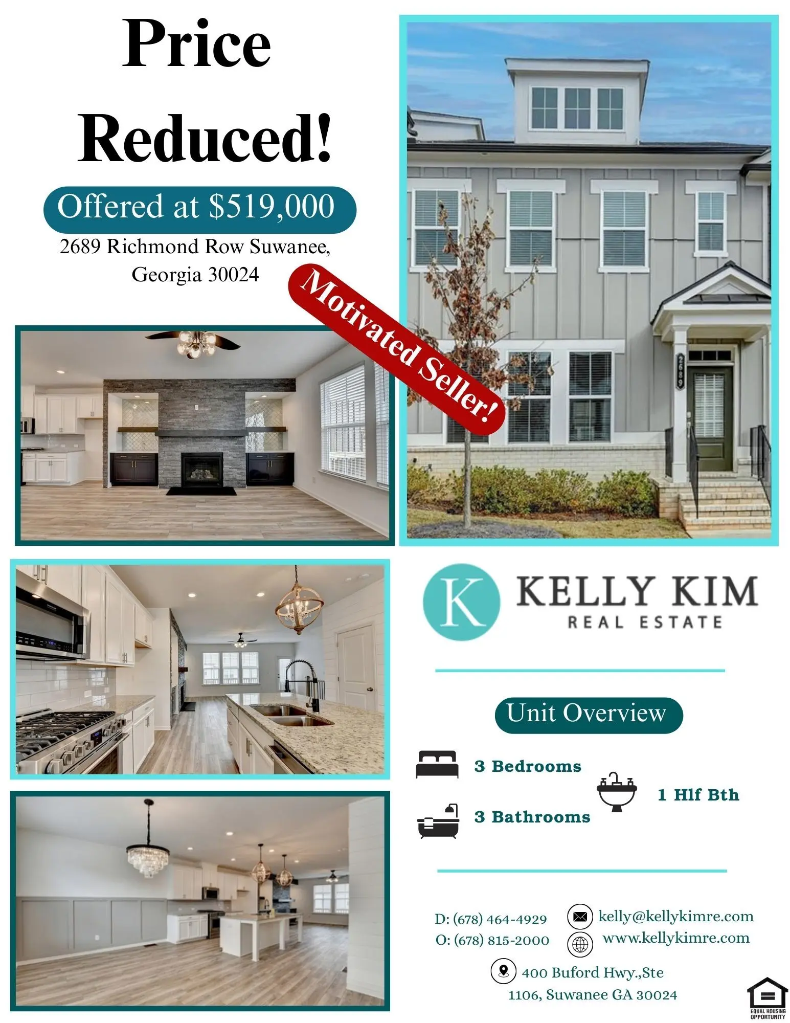 Listing Flyers - KELLY KIM REAL ESTATE